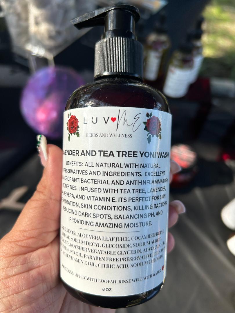 Lavender and Tea Tree Yoni Wash – LuvMe Herbs & Wellness